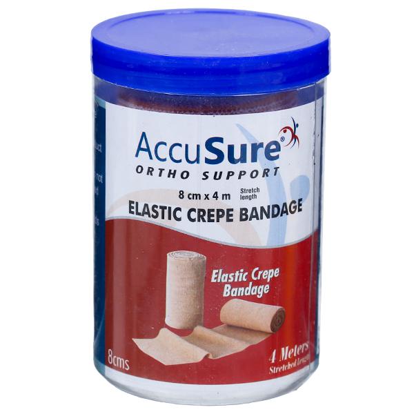 AccuSure Ortho Support Elastic Crepe Bandage 8 cm x 4 m— Wholesale Bulk ...