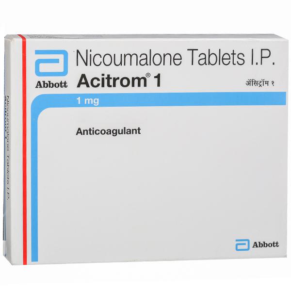 Wholesale Acitrom 1 mg Tablet (30 Tab) Online | Retailer Shakti