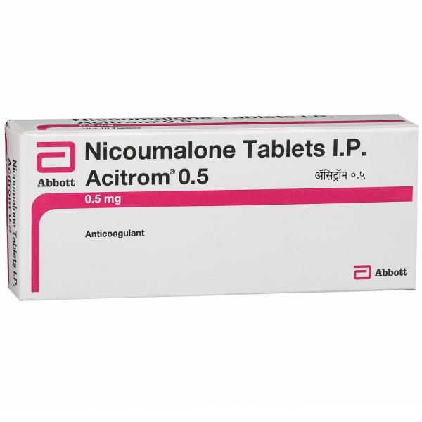 Buy Acitrom 0.5 mg Tablet (10 Tab) in Wholesale Price Online | B2B ...