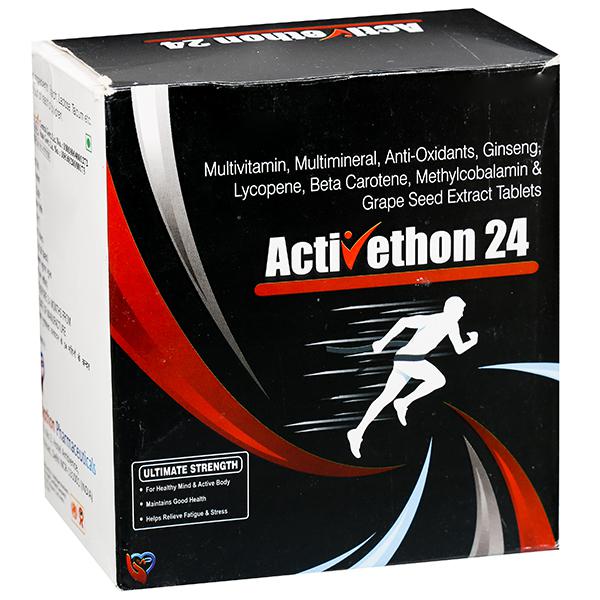 Buy Activethon 24 Tablet (10 Tab) in Wholesale Price Online | B2B ...