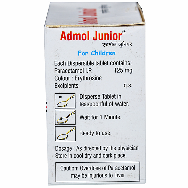 Wholesale Admol Junior 125 mg Tablet (10 Tab) Online | Retailer Shakti