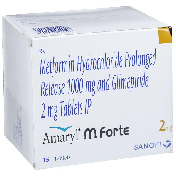 Wholesale Amaryl M Forte 2 mg Tablet (15 Tab) Online | Retailer Shakti