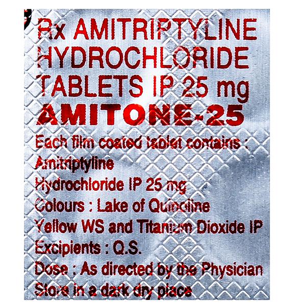Wholesale Amitone 25 mg Tablet (10 TAB) Online | Retailer Shakti