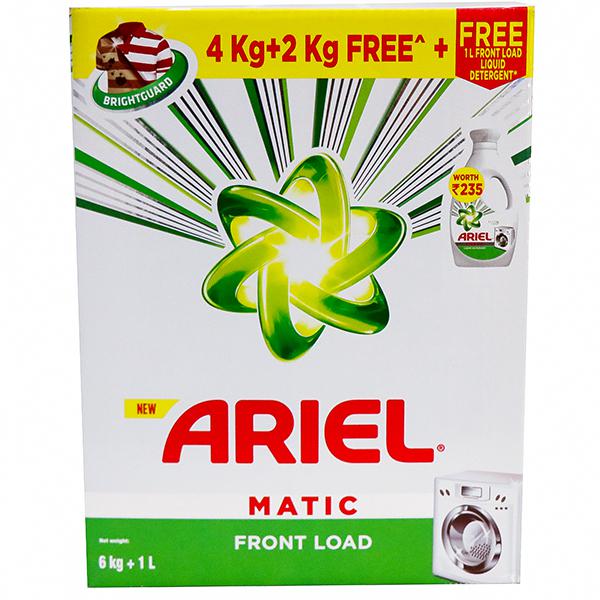 Buy Ariel Matic Front Load Detergent Powder (Free 2 kg & Ariel Front ...