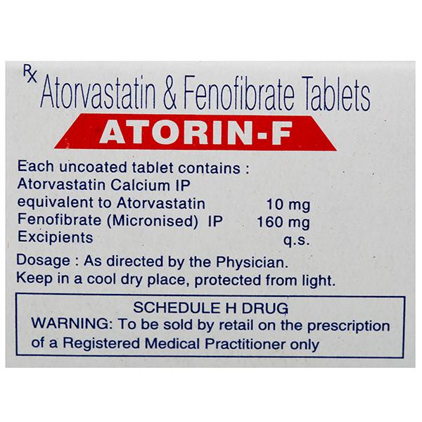 Buy Atorin F Tablet (10 Tab) in Wholesale Price Online | B2B ...