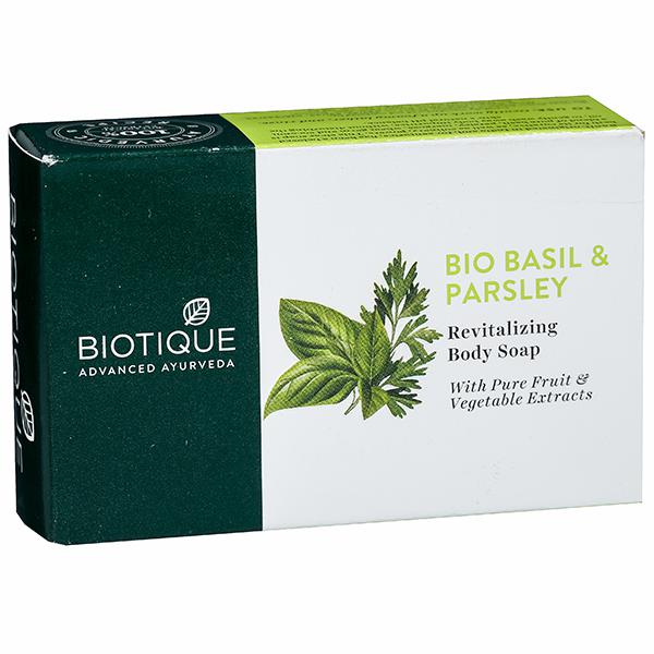 Biotique Bio Basil & Parsley Revitalizing Body Soap 75 g— Wholesale ...