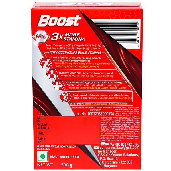 Wholesale Boost 3X More Stamina Powder Refill 500 g Online | Retailer ...