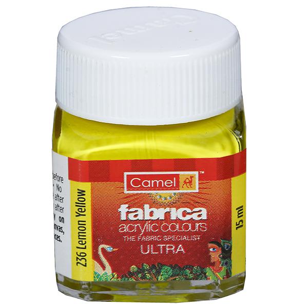Camel Fabrica Acrylic Colours Ultra 236 Lemon Yellow 15 ml— Wholesale ...
