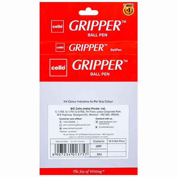 Wholesale Cello Gripper Blue Ball Pen Pack Of 10 Online | Retailer Shakti