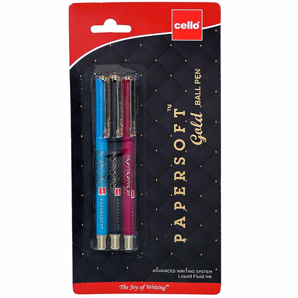 Buy Cello Papersoft Gold Blue Ball Pen Pack Of 3 In Wholesale Price Buy Cello Papersoft Gold Blue Ball Pen Pack Of 3 In Wholesale Price