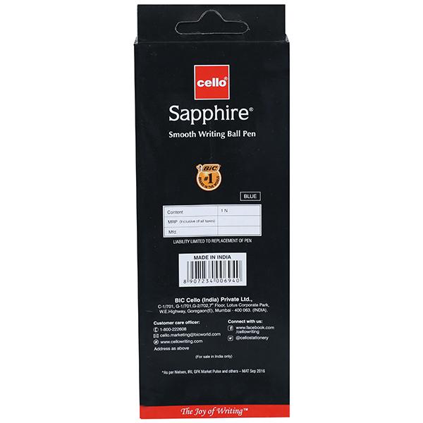 Wholesale Cello Sapphire Retractable Ball Pen Blue Online | Retailer Shakti