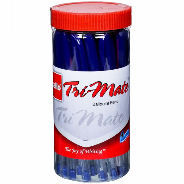 Buy Cello Tri Mate Blue Ballpoint Pens Pack Of 25 in Wholesale Price ...
