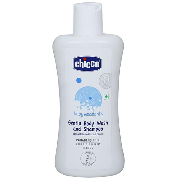 Buy Chicco Baby Moments Gentle Body Wash and Shampoo CH38200 200 ml in ...