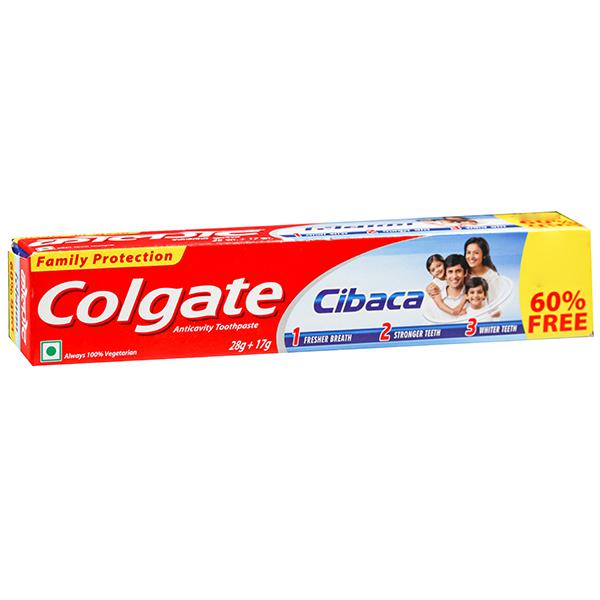 Buy Colgate Cibaca Toothpaste (Free 17 g Extra) 28 g in Wholesale Price ...