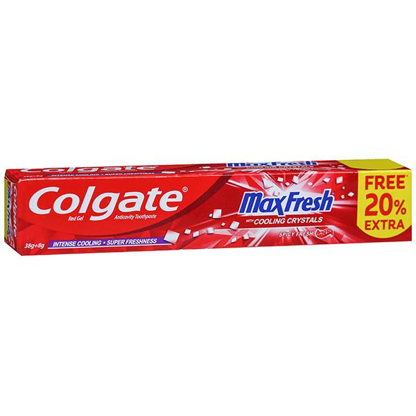 Buy Colgate MaxFresh Anticavity Red Gel Toothpaste, Spicy Fresh (Free ...