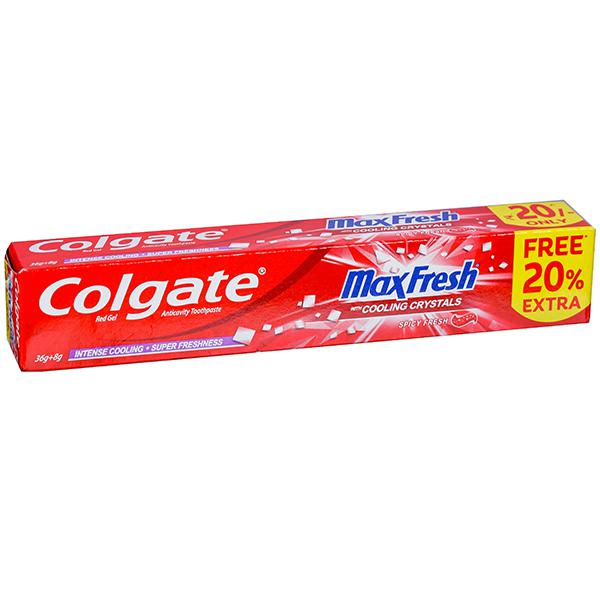Buy Colgate MaxFresh Anticavity Red Gel Toothpaste, Spicy Fresh (Free ...