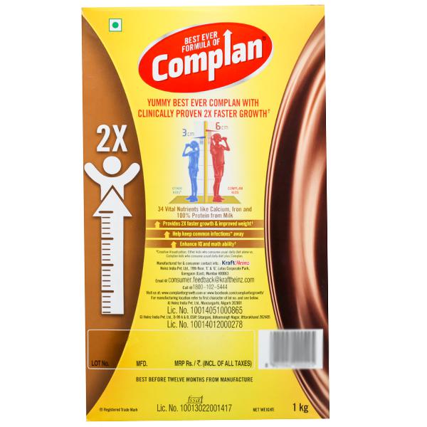 Buy Complan Best Ever Formula Royale Chocolate Powder Refill (Free Cmpln Kesar Badam Rfl 200 g ...