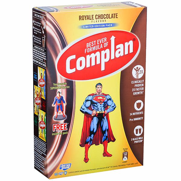Buy Complan Best Ever Formula Royale Chocolate Powder Refill (Free Superman) 500 g in Wholesale ...