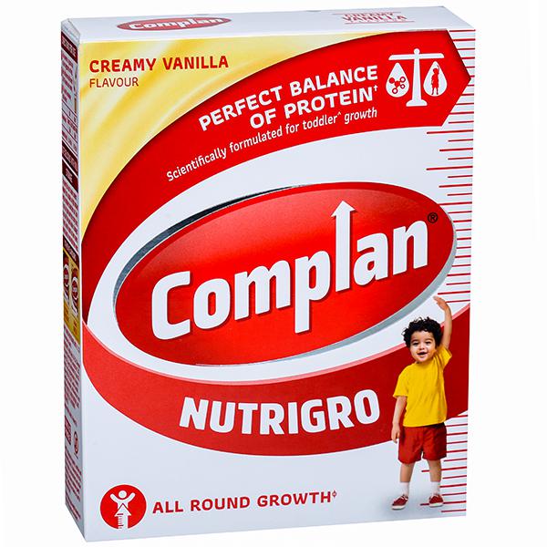 Buy Complan Nutrigro Perfect Balance Of Protein+ Creamy Vanilla Flavour Refill 200 g in ...