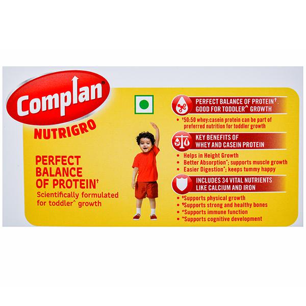 Buy Complan Nutrigro Perfect Balance Of Protein+ Delicious Chocolate ...