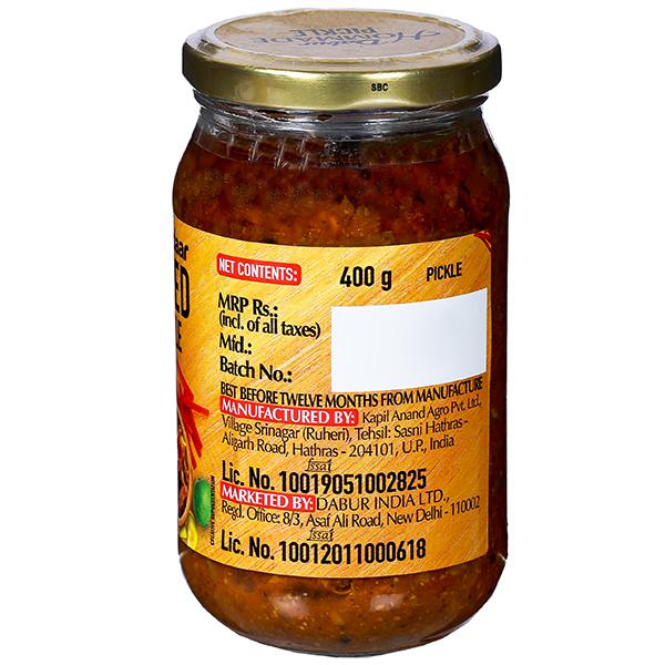 Buy Dabur Hommade Mazedaar Mixed Pickle Jar 400 g in Wholesale Price ...