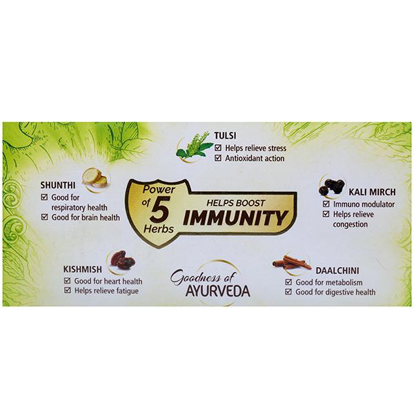 Buy Dabur Vedic Suraksha Immunity Boost Green Tea With Herbs 25 x 1.5 g ...