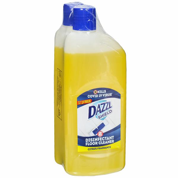 Buy Dazzl Shield Disinfectant Floor Cleaner Citrus Fragrance (Buy 1 Get ...