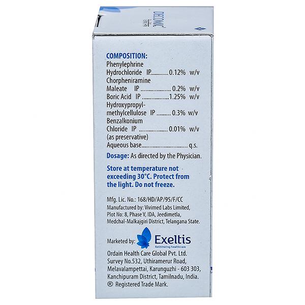 Buy Decomic Eye Drop 10 ml in Wholesale Price Online | B2B | Retailershakti
