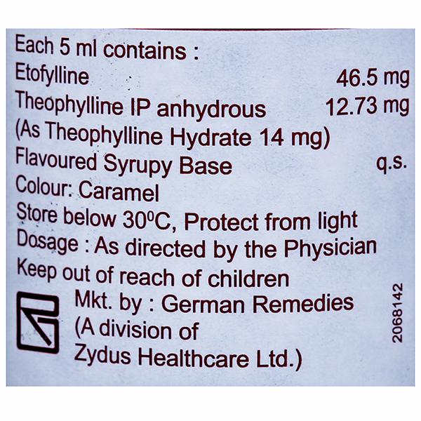 Buy Deriphyllin Syrup 200 ml in Wholesale Price Online | B2B ...