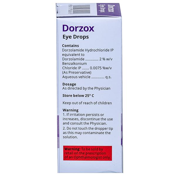 Buy Dorzox Eye Drop 5 ml in Wholesale Price Online | B2B | Retailershakti