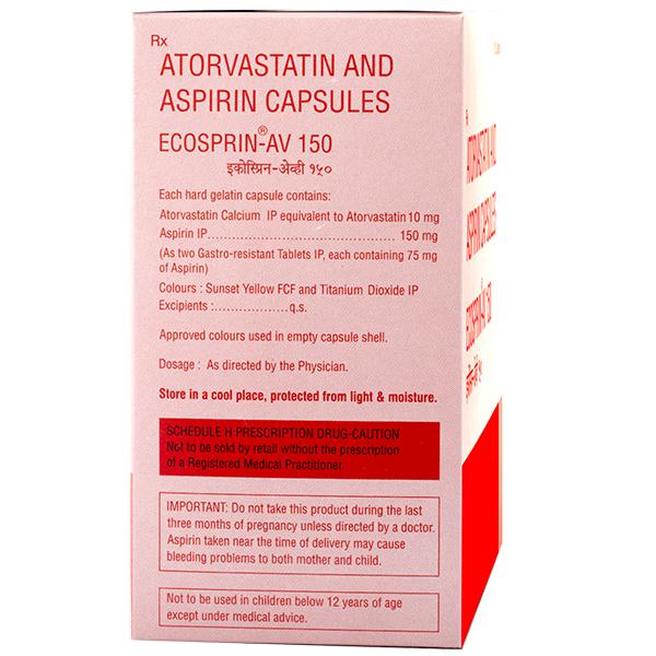 Wholesale Ecosprin AV 150 Mg Capsule 15 Cap Online Retailer Shakti wholesale-ecosprin-av-150-mg-capsule-15-cap-online-retailer-shakti