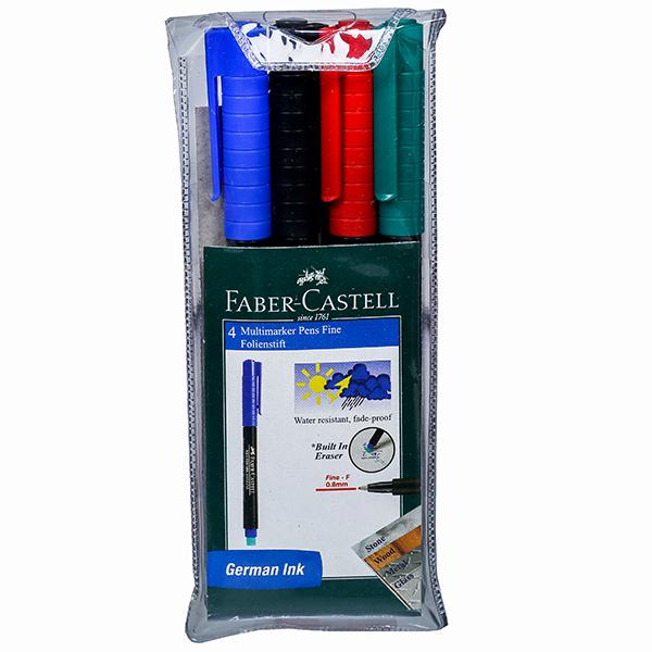 Buy Faber Castell Multimarker Assorted Pens Fine Folienstift 151304 ...