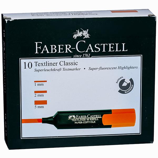 Buy Faber Castell Textliner Classic Orange 154815 Pack Of 10 in ...