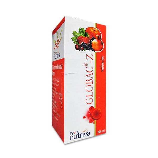 Wholesale Globac Z Syrup 200 ml Online | Retailer Shakti