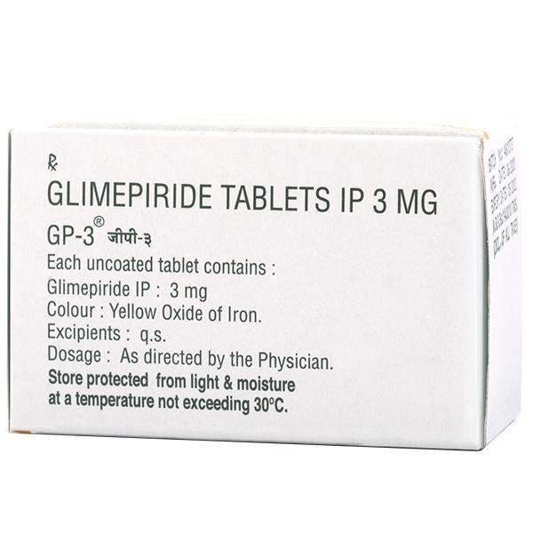 Wholesale GP 3 mg Tablet (10 Tab) Online | Retailer Shakti