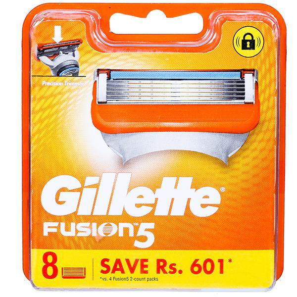 Gillette Fusion 5 Cartridges (Save Rs. 601) Pack Of 8— Wholesale Bulk ...