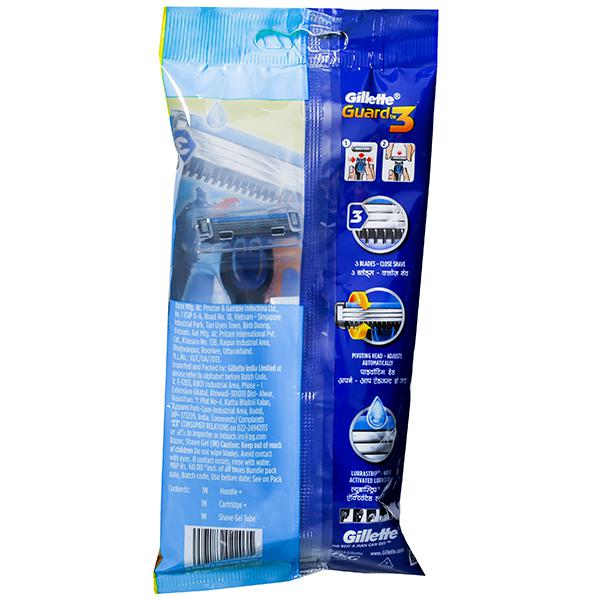 Gillette Guard 3 Razor (Free Gillette Guard Shaving Gel Rs 25 ...