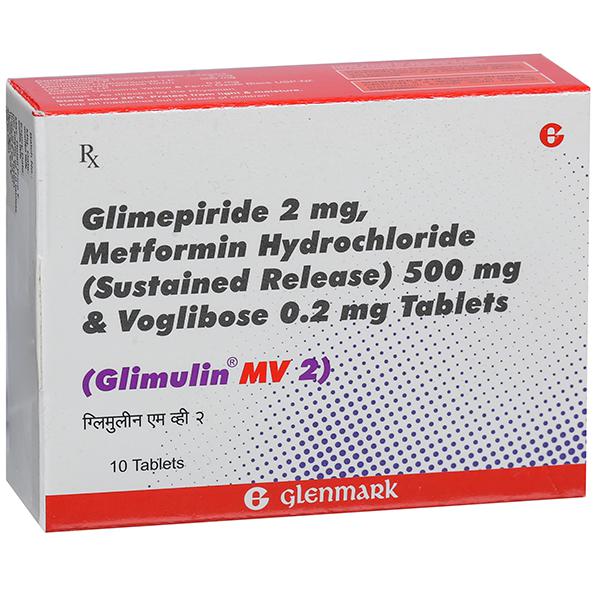 Buy Glimulin MV 2 mg Tablet (10 Tab) in Wholesale Price Online | B2B ...
