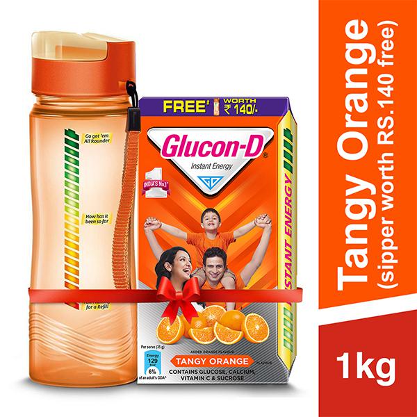 Wholesale Glucon D Instant Energy Health Drink Tangy Orange Refill ...