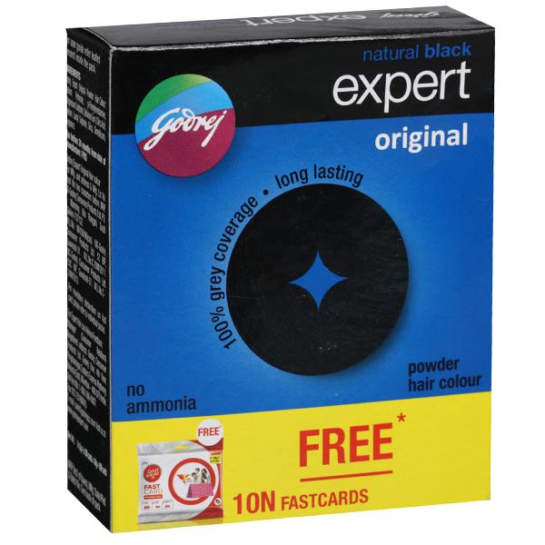 Buy Godrej Expert Original Natural Black Hair Color (Free Good Knight ...