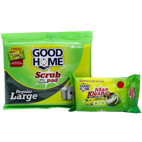 Buy Good Home Scrub With Aloxide Pad Regular Large+ (Free Good Home ...