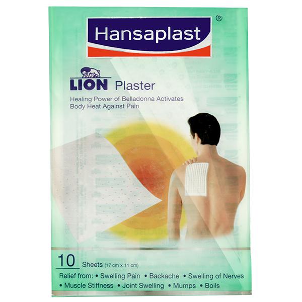 Buy Hansaplast Lion Plaster Sheet (17 cm x 11 cm) Pack Of 10 in ...