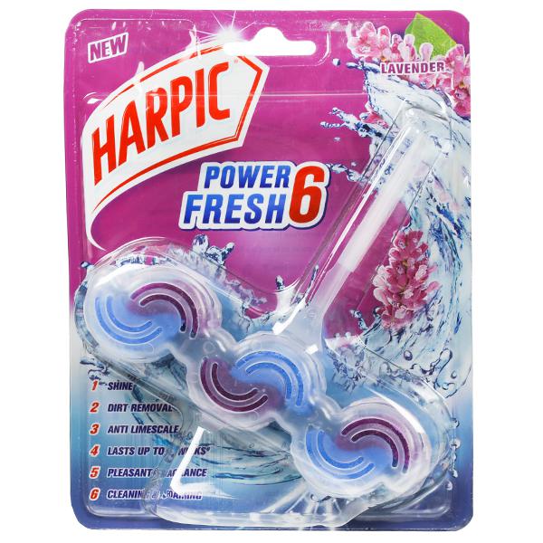Buy Harpic Power Fresh 6 Toilet Rim Block Lavender 39 g in Wholesale ...