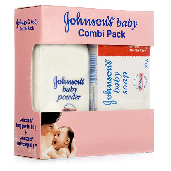 Buy Johnsons Baby Combo Pack (Powder 50 g & Soap 50 g) 100 g in ...