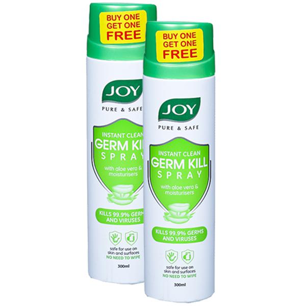 Joy Pure & Safe Instant Clean Germ Kill Spray with Aloe Vera ...