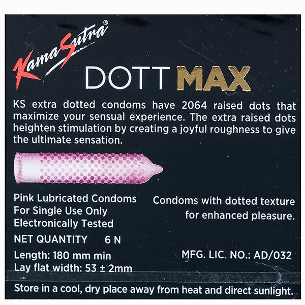 Buy Kama Sutra Dott Max Condoms Pack Of 6 in Wholesale Price Online ...
