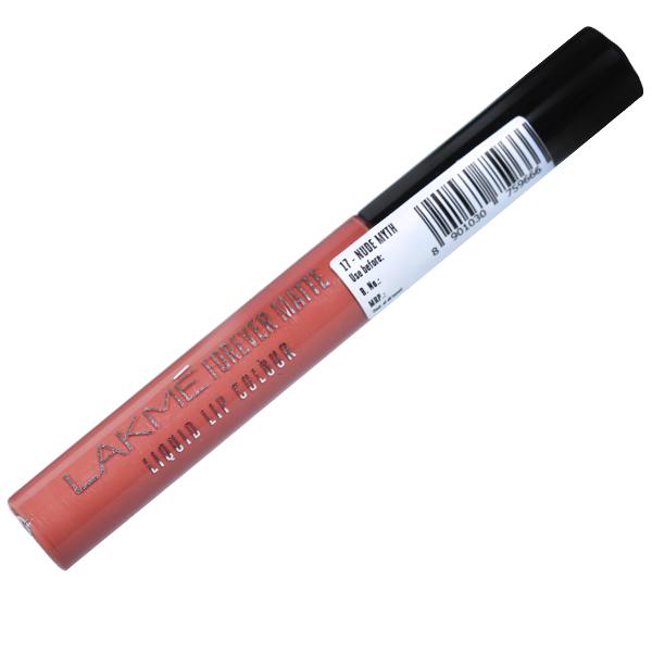 Buy Lakme Forever Matte Liquid Lip Colour 17 Nude Myth 5.6 ml in Wholesale Price Online | B2B ...