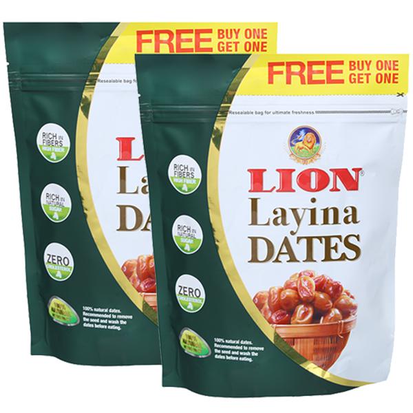 Buy Lion Layina Dates (Buy 1 Get 1 Free) 2 x 500 g in Wholesale Price ...
