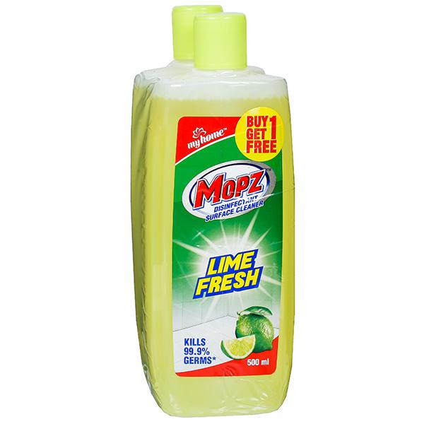 My Home Mopz Lime Fresh Disinfectant Surface Cleaner (Buy 1 Get 1 Free ...