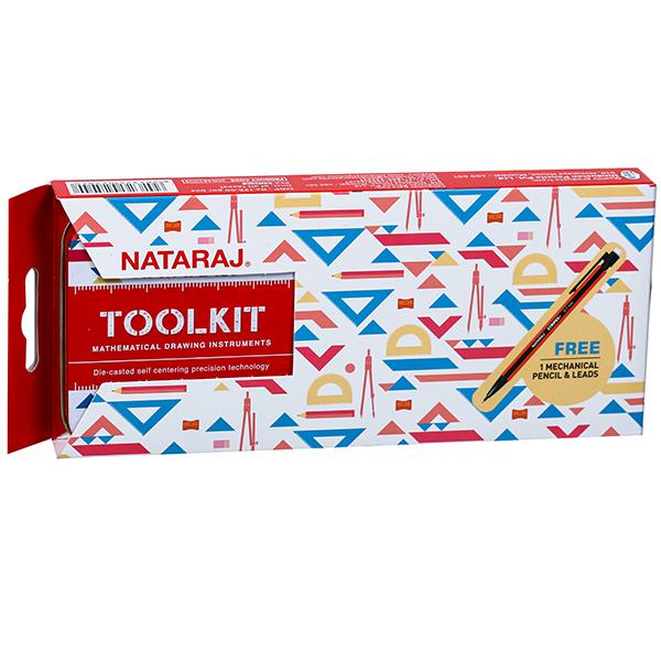 Nataraj Toolkit Mathematical Drawing Instruments Box (Free Mechanical ...